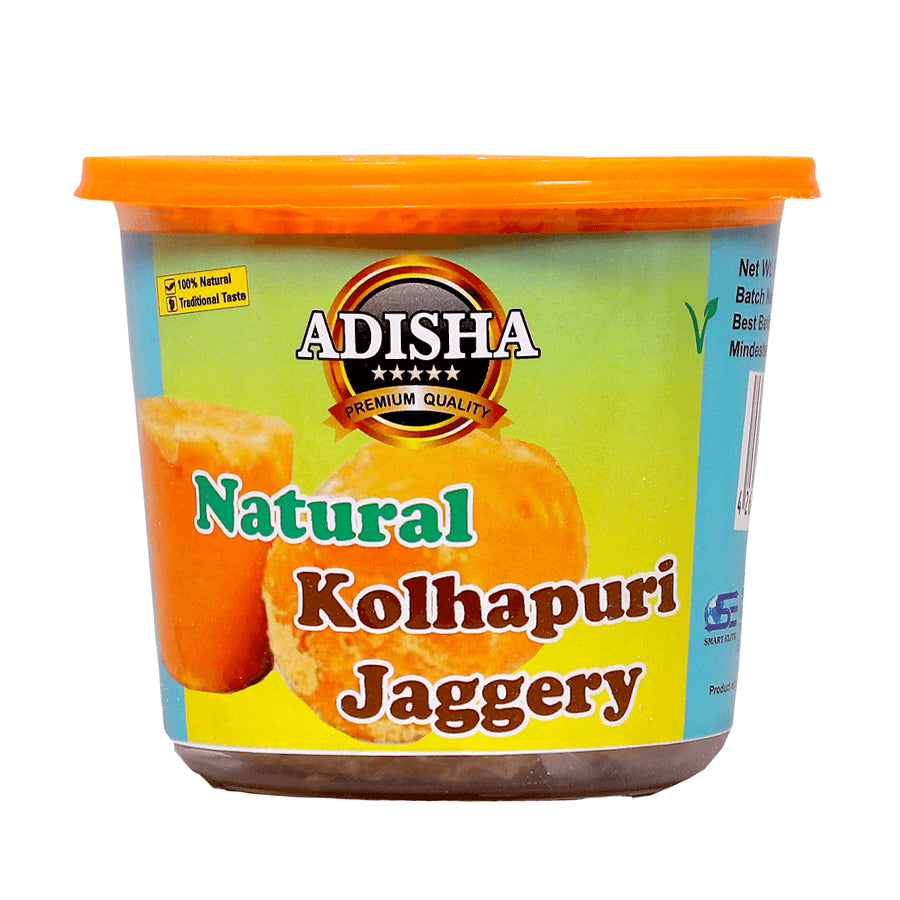 Adisha Kolhapuri Jaggery Yellow 450g – INDImarkt